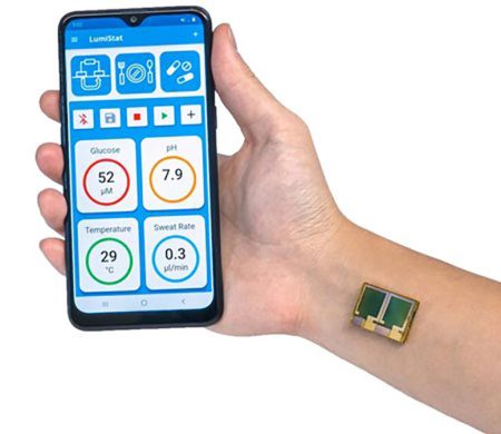 Caltech’s New Health Tracker Runs on Sweat and Sunlight