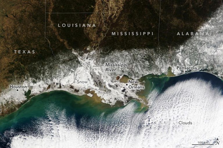 Southern U.S. Buried in Record Snowfall As Unprecedented Storm Strikes