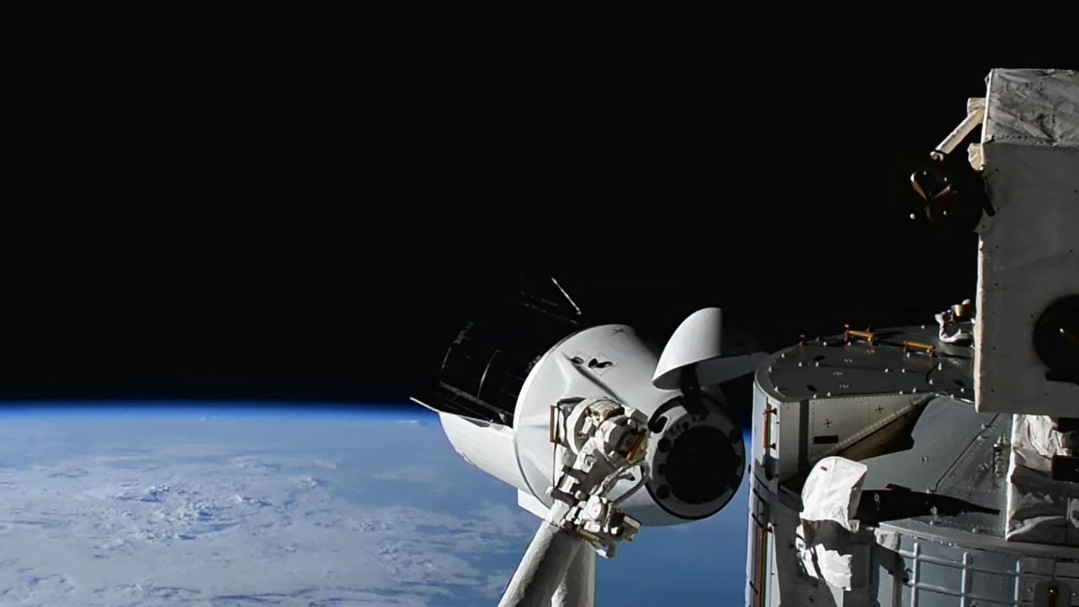 SpaceX Dragon Crew Ship Completes Relocation on International Space Station