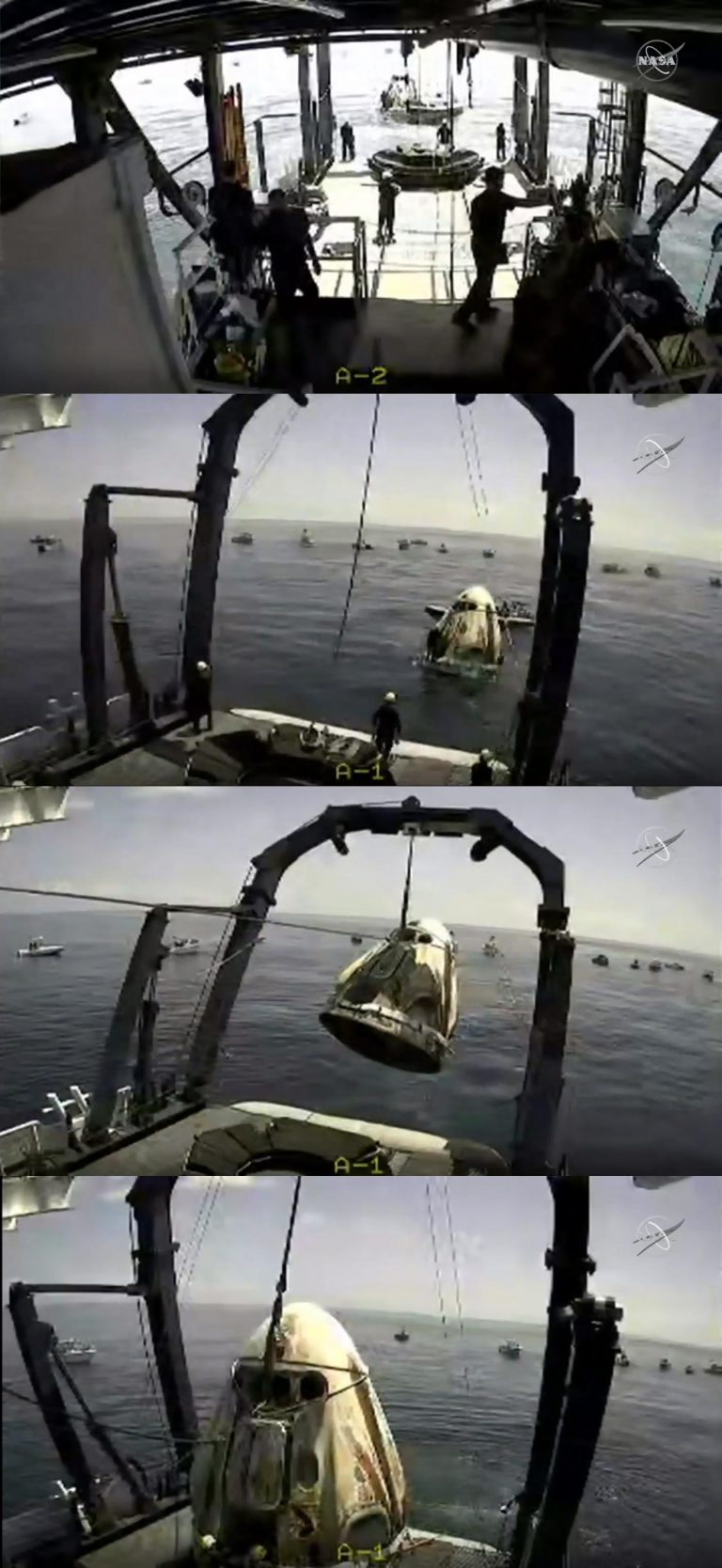 “Welcome Home, Bob and Doug!” – First Splashdown of American Astronauts ...