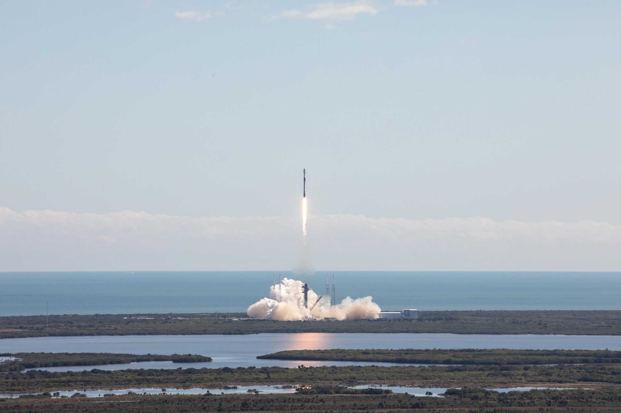 Cygnus Soars on SpaceX Rocket to Resupply International Space Station