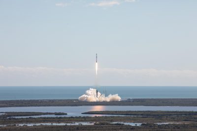 Cygnus Soars on SpaceX Rocket to Resupply International Space Station