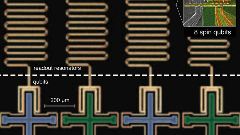 First Step Towards Quantum Dot Based Spin Qubit Registers