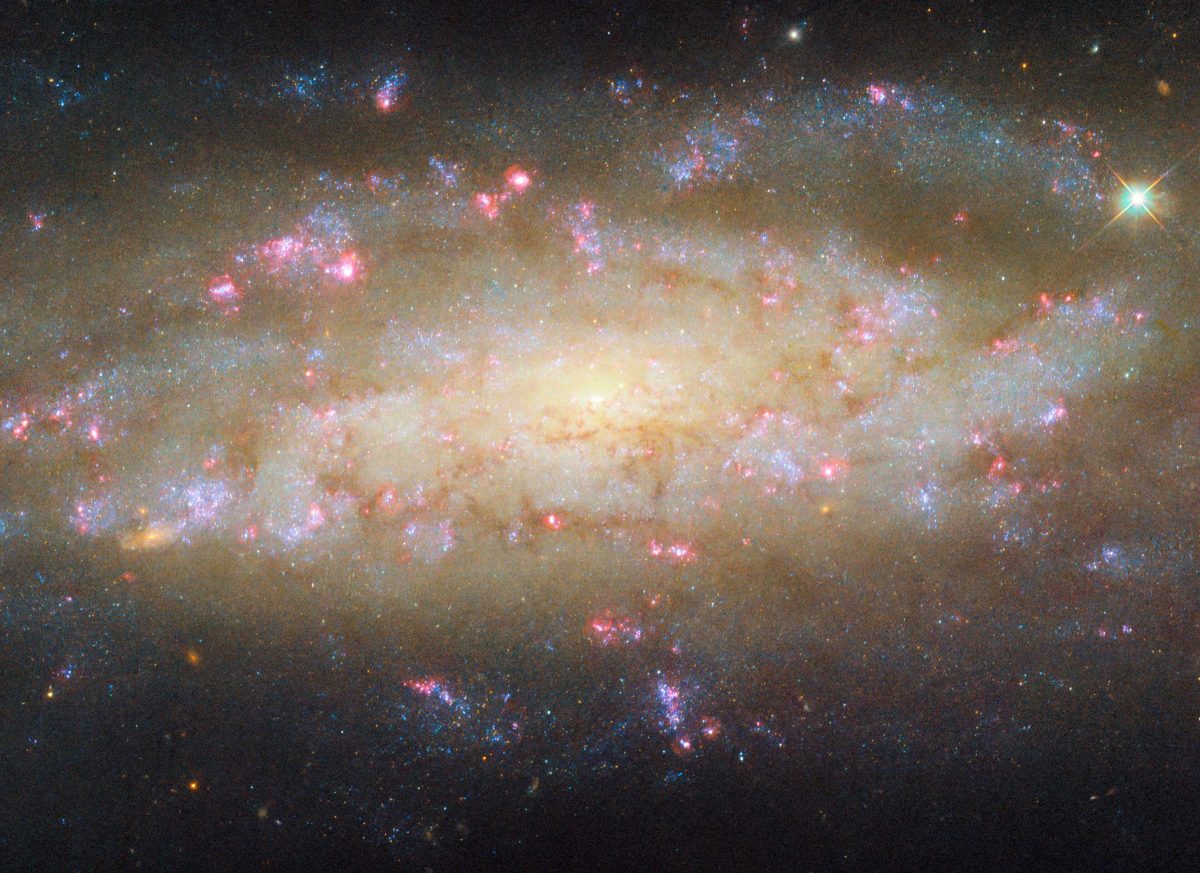 This “Ordinary” Spiral Galaxy Explodes With Star Birth and Black Hole Power