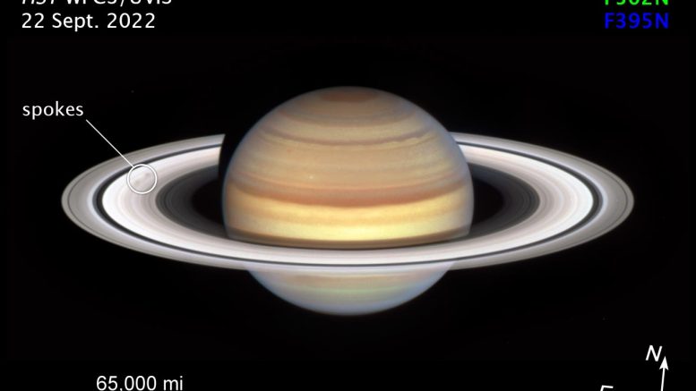 Saturn’s Rings Are Acting Strange – Hubble Captures Mysterious “Spokes”