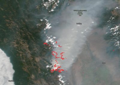 Gigafire! August Complex Wildfire Still Burning – Largest Fire in ...