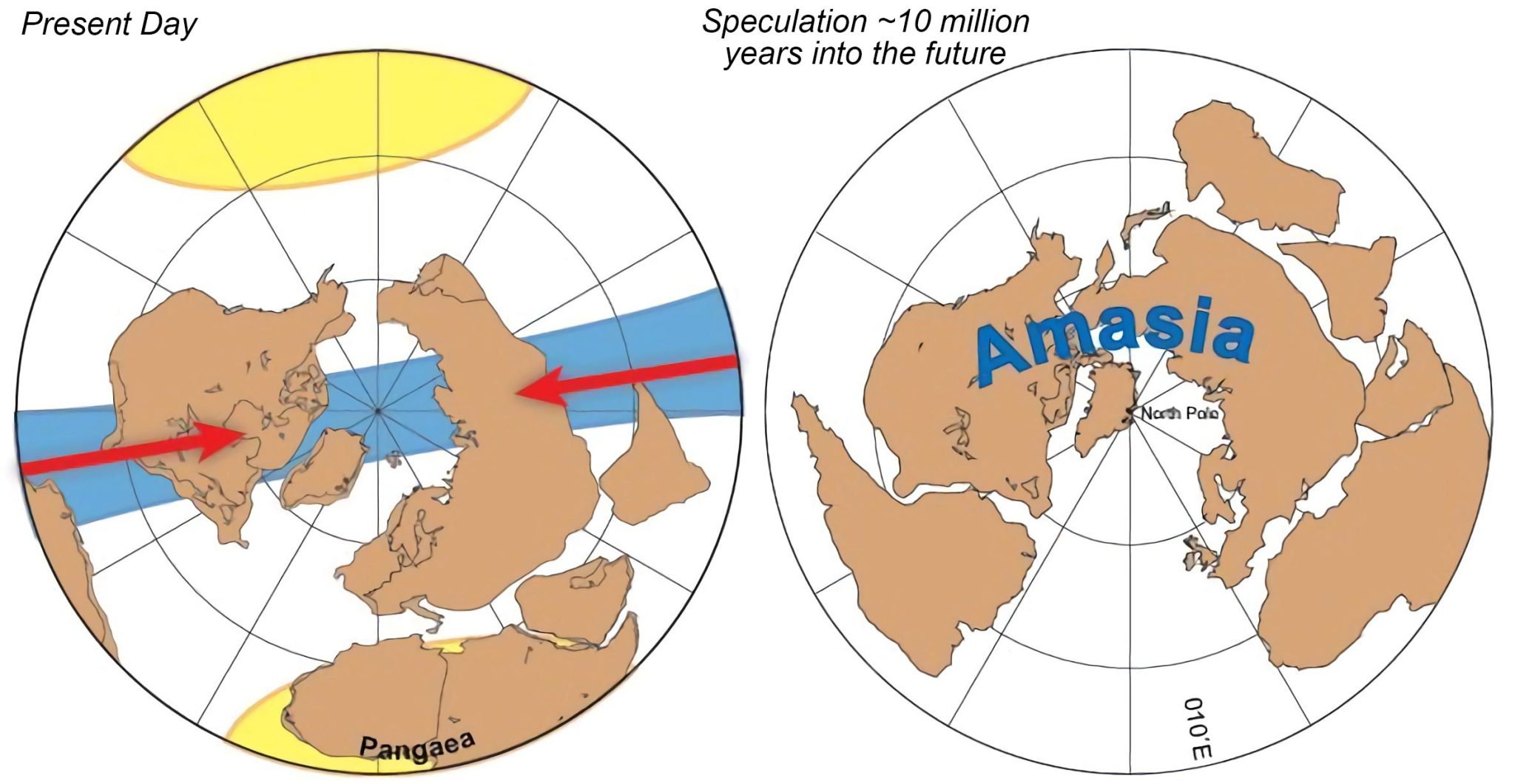 Asia and America Will Collide in Millions of Years to Form ...