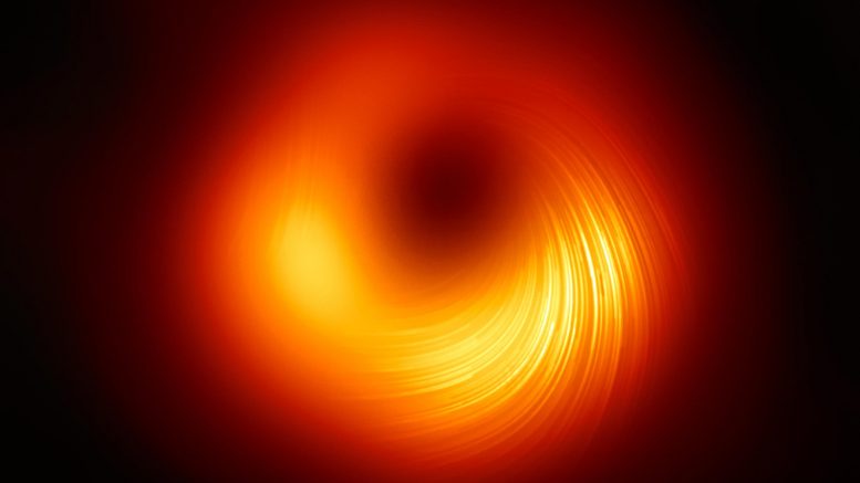 Astronomers’ Polarized Image Shows Magnetic Fields at the Edge of M87’s ...