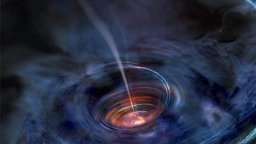 Artist's Rendering of Tidal Disruption Event ASASSN-14li