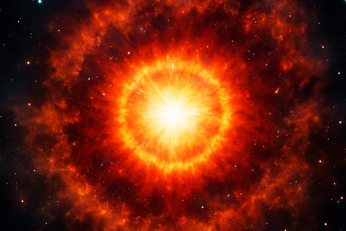 Webb Telescope Captures the Final Moments of a Doomed Star Cloaked in Dust