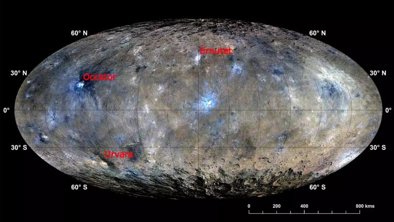 NASA's Dawn Reveals Topography of Dwarf Planet Ceres