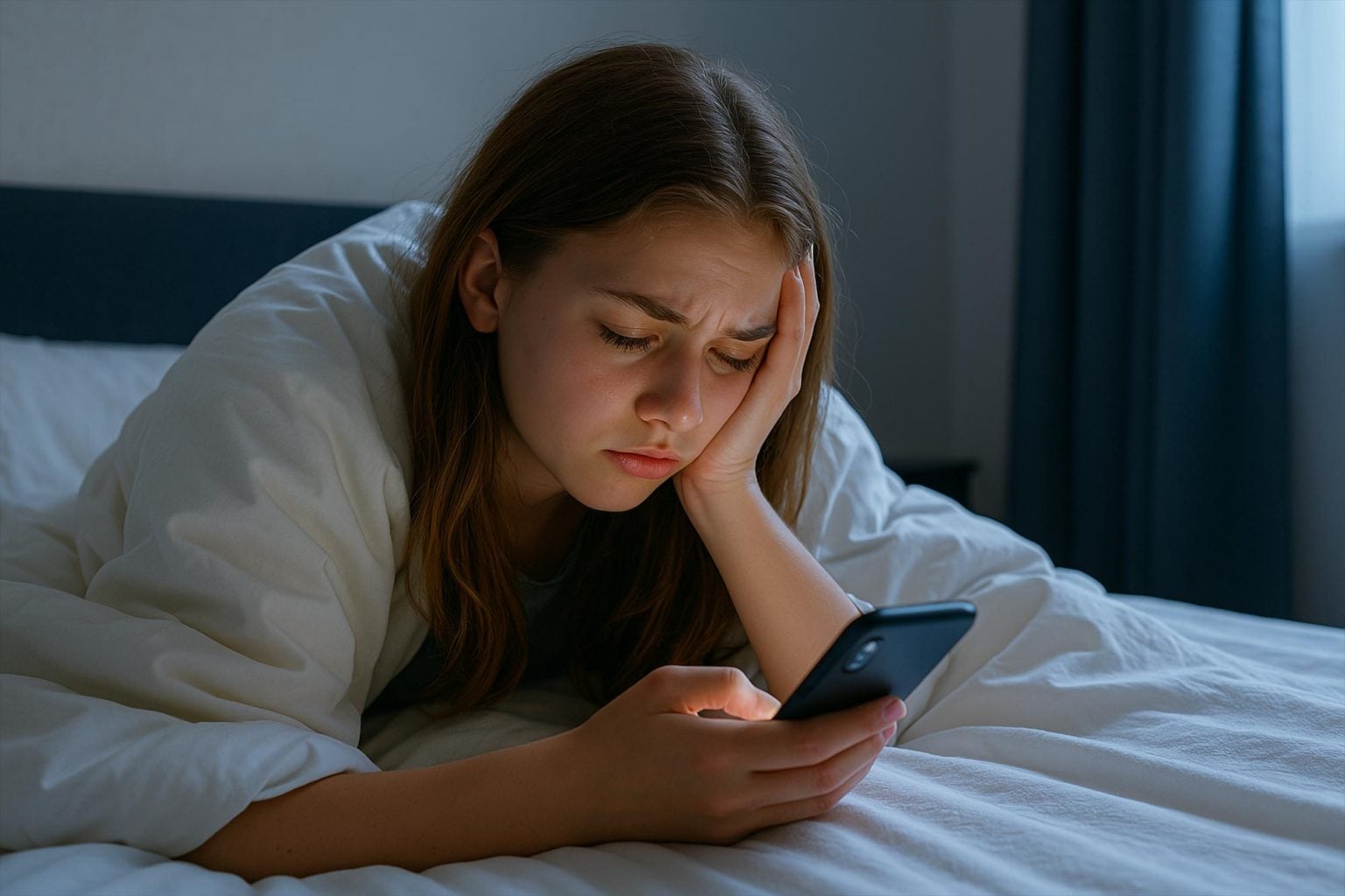 Scrolling in the Dark: How Screens Steal Sleep and Trigger Teen Depression