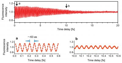 Ultrafast Intra-atom Electron Motion Tracked Using Synchrotron Radiation