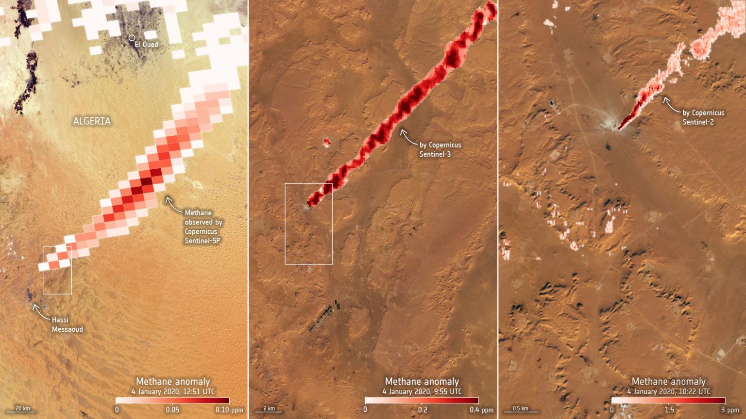 Mapping Methane The Trio Of Sentinel Satellites Targeting Super Emitters From Space
