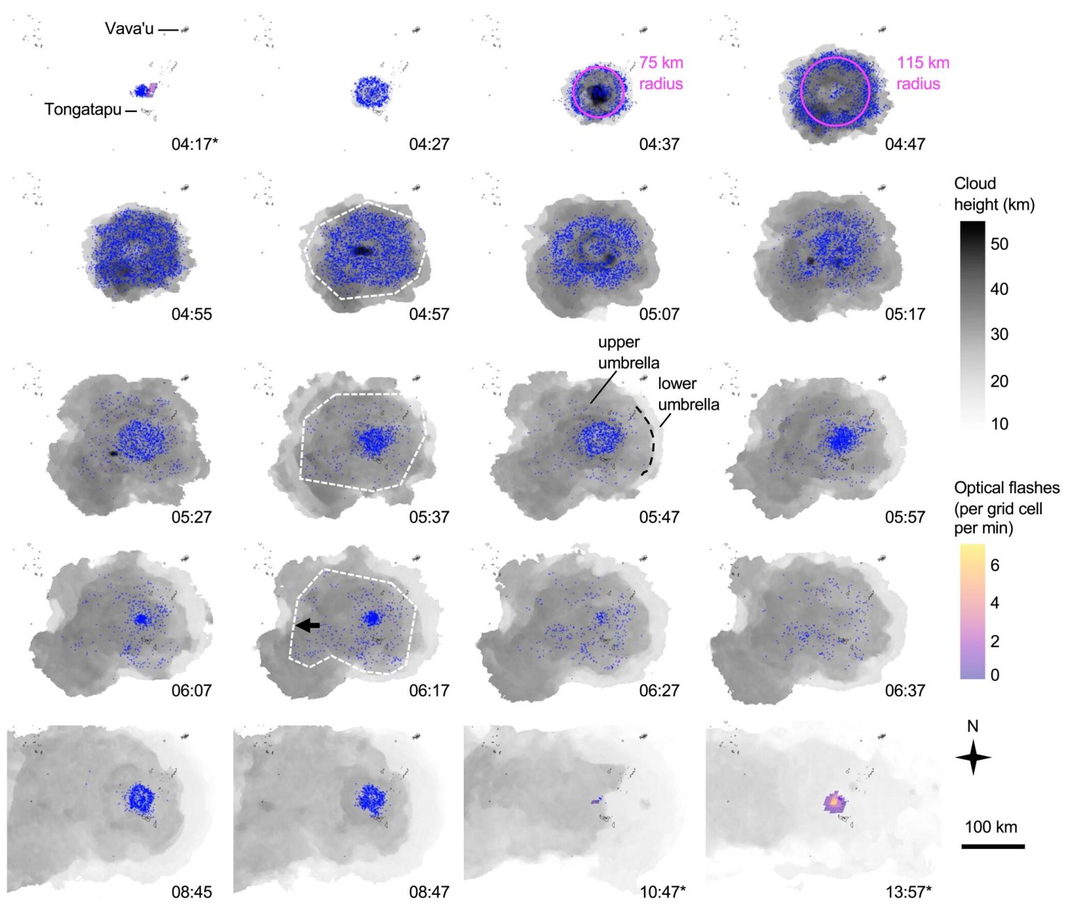 200,000 Lightning Flashes – Tonga’s Hunga Eruption Produced the Most ...