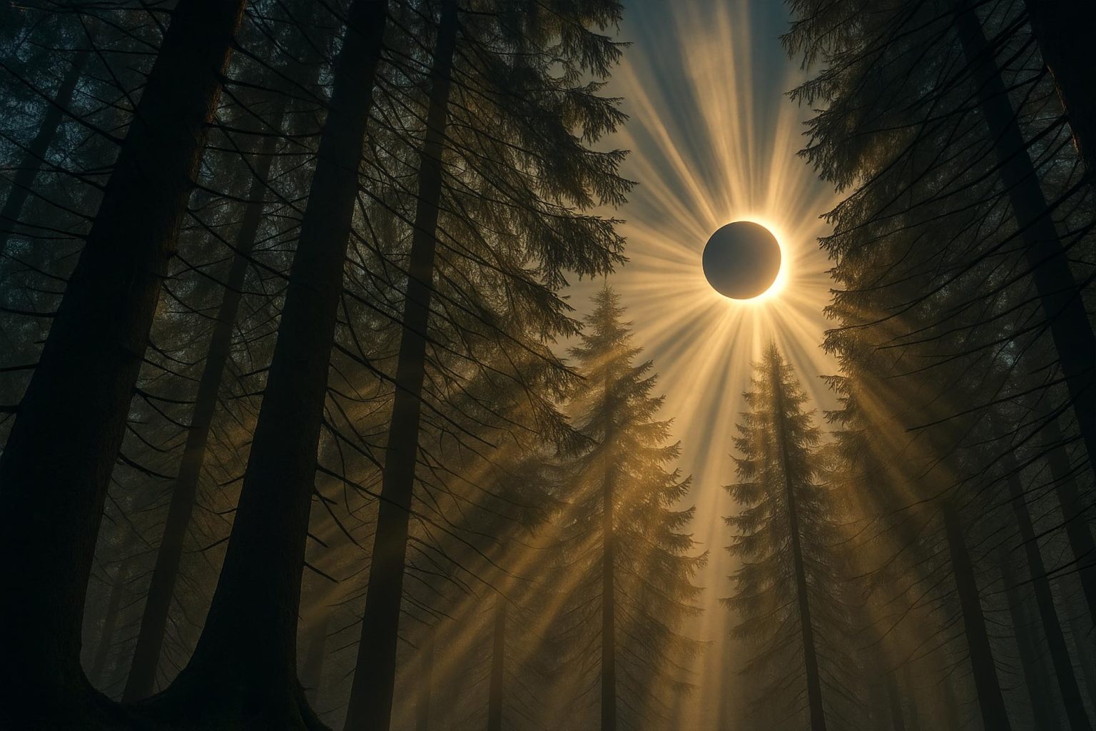 Forests “Talk” Before a Solar Eclipse: Study Reveals Mysterious ...