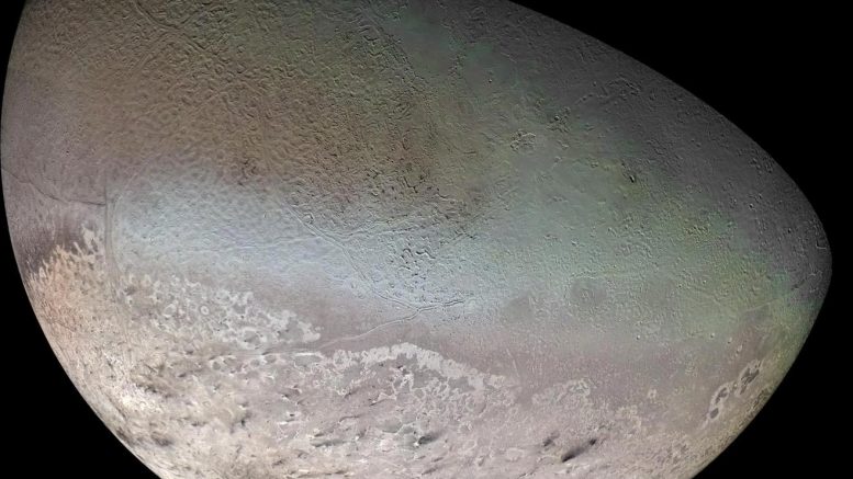 New Color Map of Neptune's Moon Triton