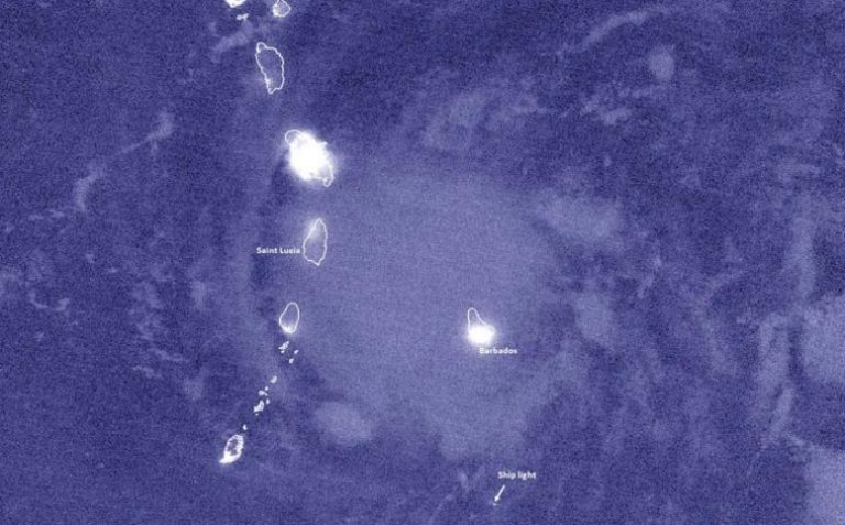 NASA Analyzes Tropical Storm Dorian Day and Night