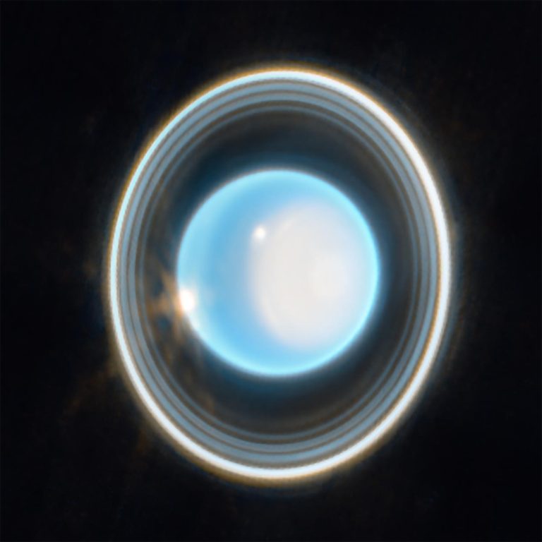 Dazzling Rings and Dynamic Atmosphere Stun in Webb’s Spectacular New View of Ice Giant Uranus