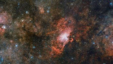 ESO’s VLT Survey Telescope Views Glowing Cloud of Gas Sharpless 2-54