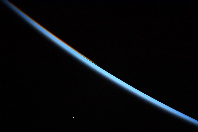 View of Venus at Sunrise From the International Space Station