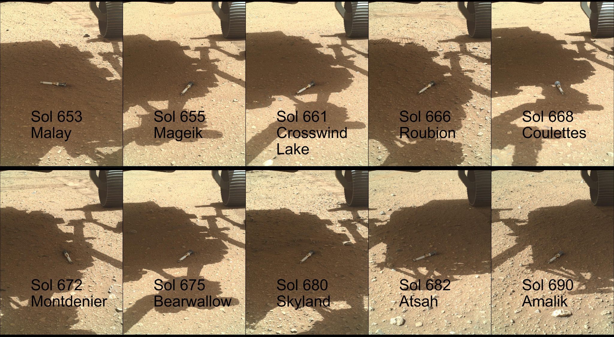 NASA’s Perseverance Mars Rover Shows Off Collection of Martian Samples ...