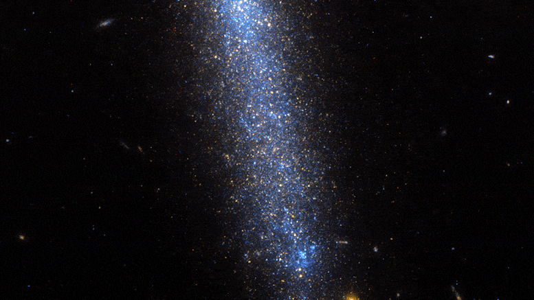 Hubble Spots a Gorgeous Waterfall of Stars