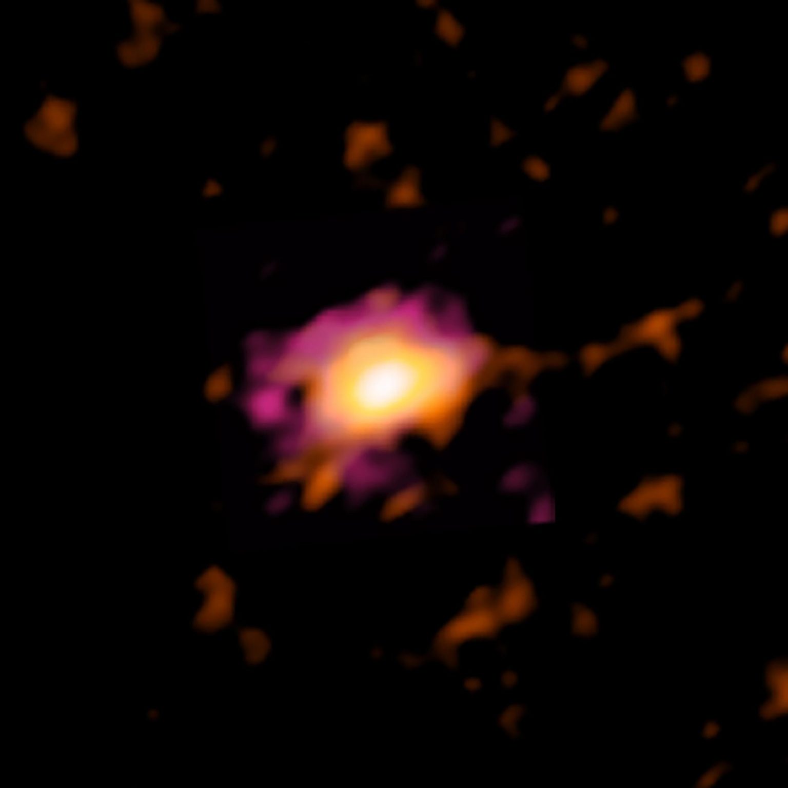 Massive Rotating Disk in Early Universe Discovered by Largest Radio ...