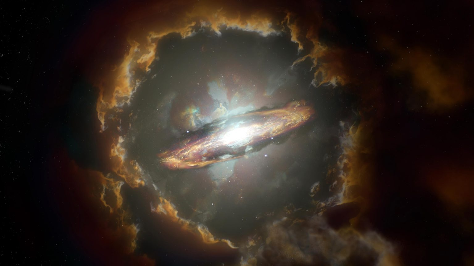 Massive Rotating Disk in Early Universe Discovered by Largest Radio ...