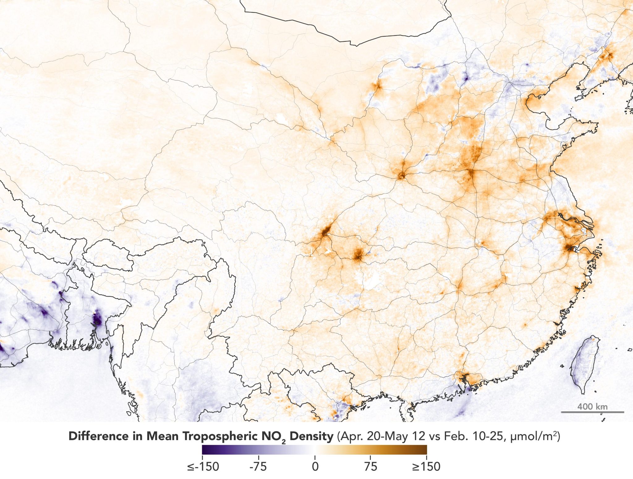NO2 Levels Rebound in China – Pollution Seen From Space Clear Sign ...