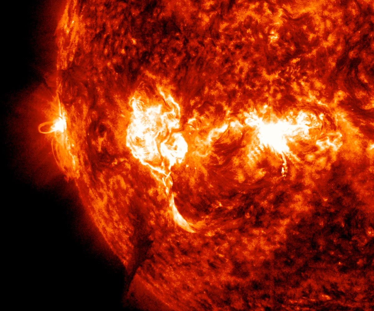 Sun s Rage Massive X2 3 Solar Flare Spotted By NASA