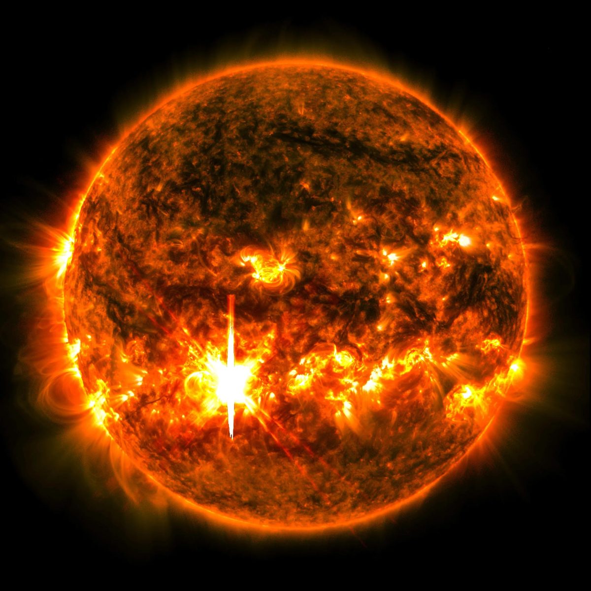 Monster X7.1 Solar Flare Unleashed: Intense Blast Captured by NASA’s ...