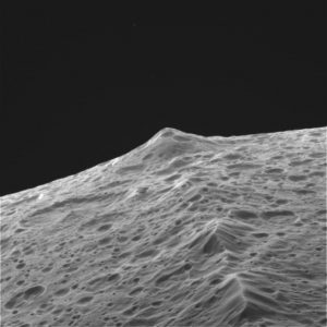 Impact May Have Deformed Saturn's Moon Iapetus