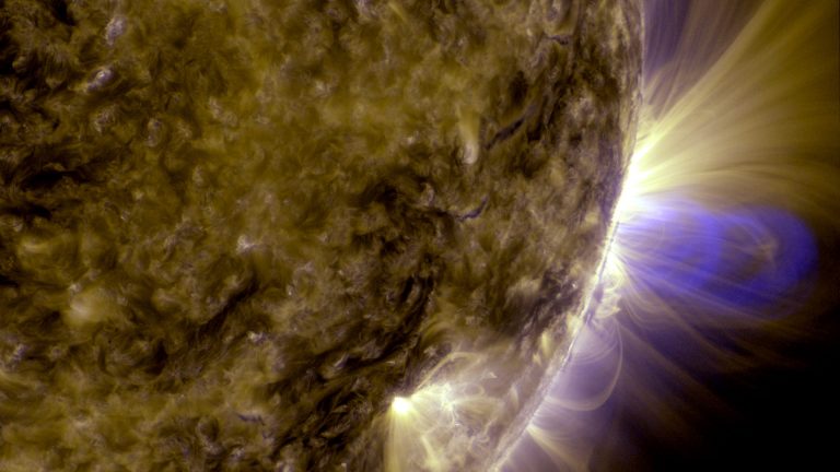Image of Magnetic Loops on the Sun