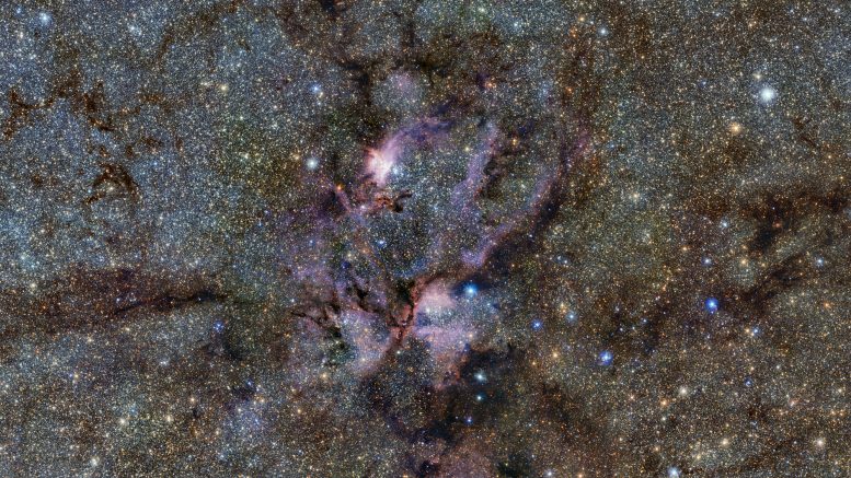 Detailed Images of NGC 6357 From ESO's Very Large Telescope