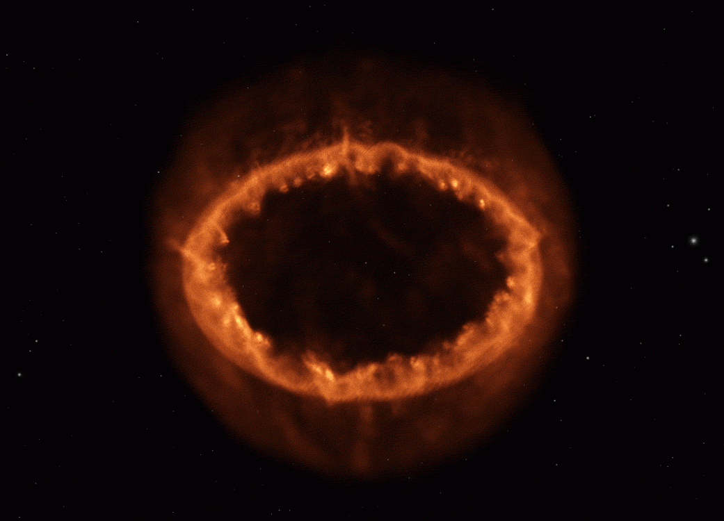 3D Model Lets Astronomers Explore Supernova 1987a Like Never Before